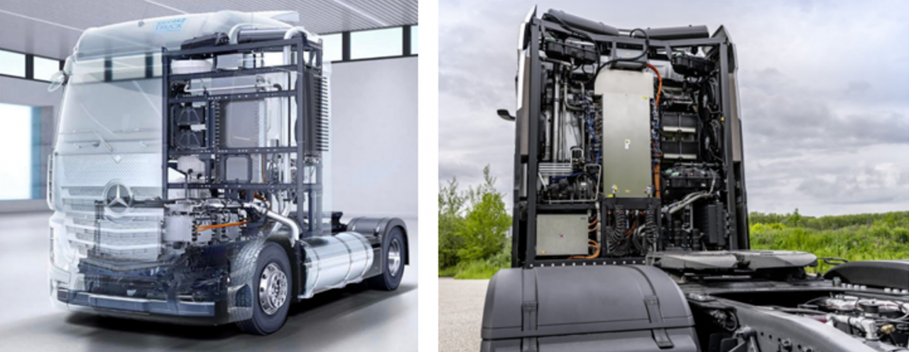 H2-powered fuel cell trucks: Three technologies | SynerHy