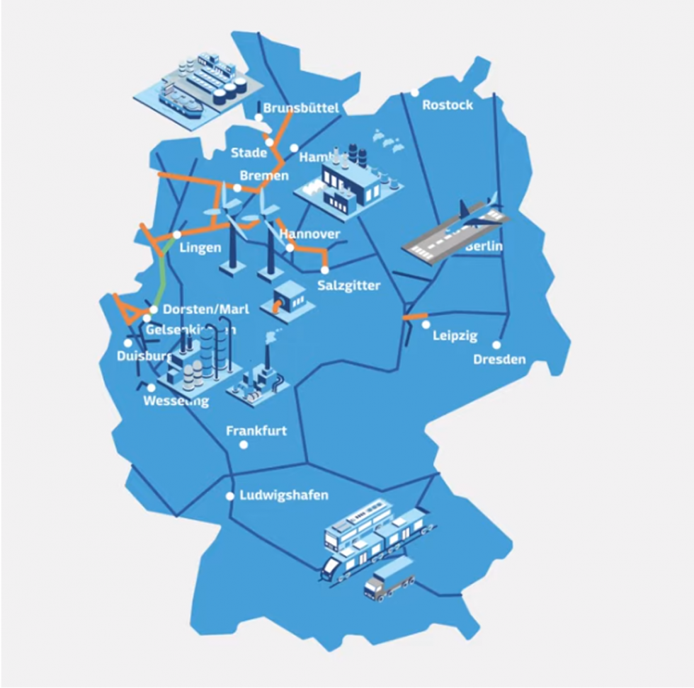 Desarrollo de una infraestructura propia de transporte de hidrógeno en ...
